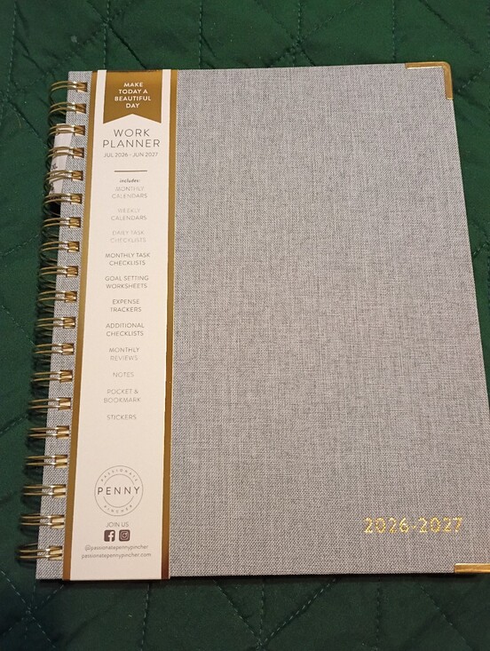the passionate penny pincher | Other | Work Planner 2262027 Starts In ...